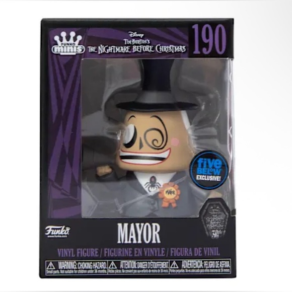 Funko | Other | Funko The Nightmare Before Christmas Mayor Figure Black ...